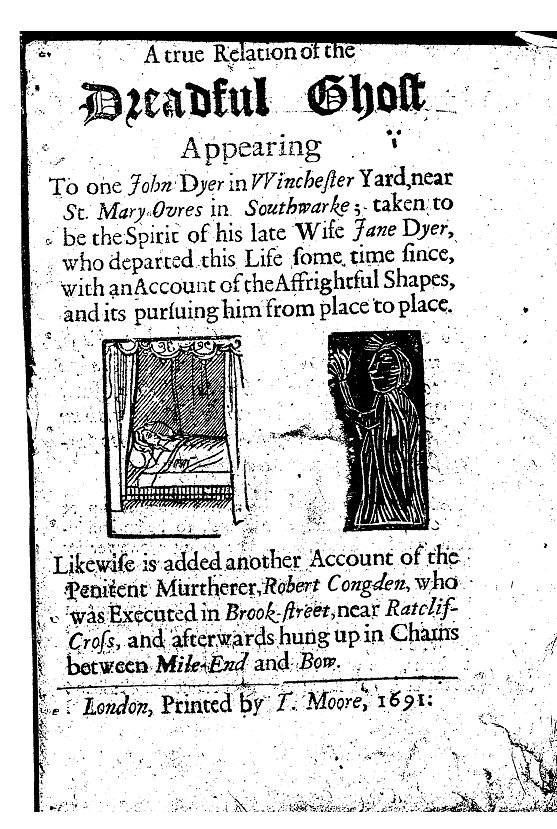 Horrid ghosts of early modern England, part II: creeks, screeks and ...